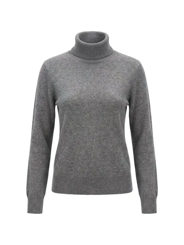 NOTSHY Laurene Roll-neck Cashmere Sweater - Grey