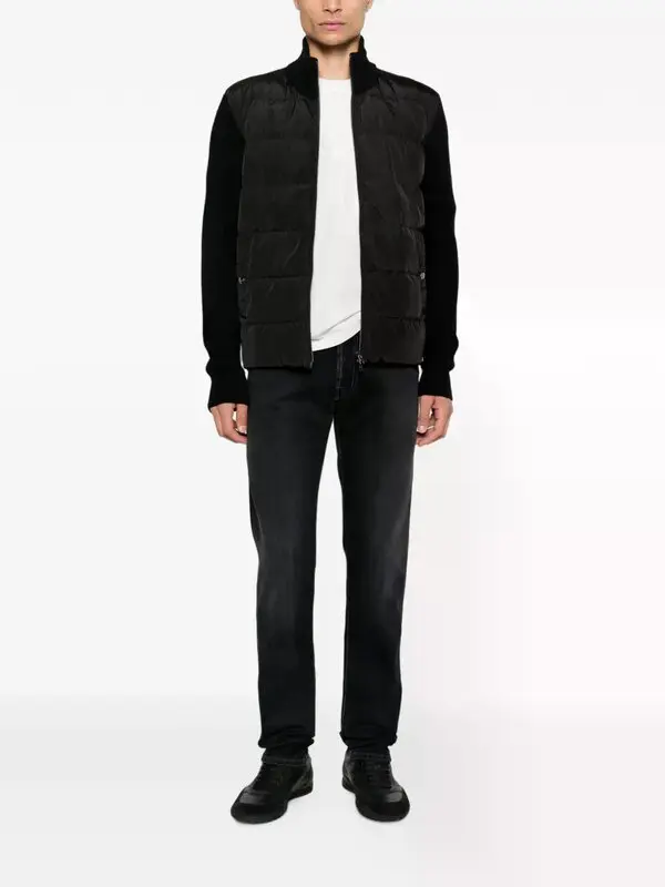 Herno Quilted Knitted Jacket