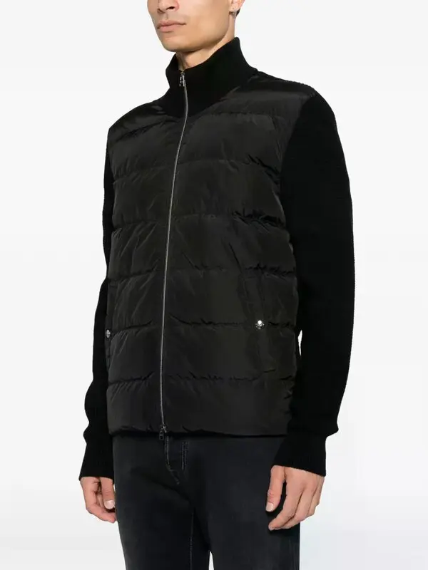 Herno Quilted Knitted Jacket