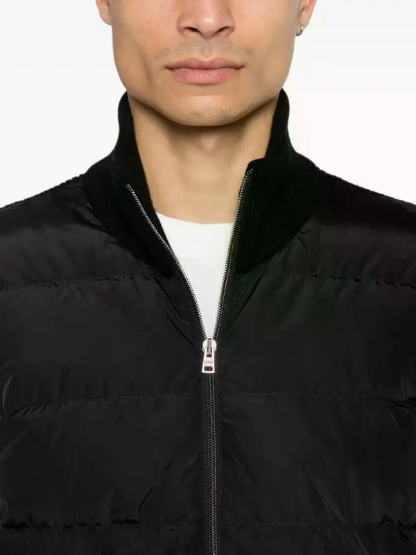 Herno Quilted Knitted Jacket