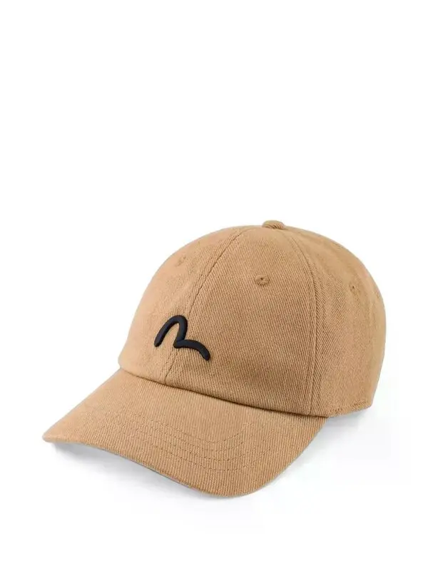 EVISU Seagull Logo-embroidered Baseball Cap - Brown