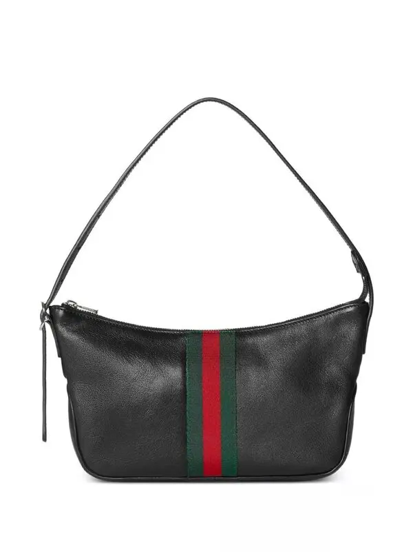Gucci Web-stripe Calf Leather Messenger Bag