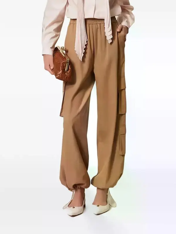 TWINSET Lyocell And Cotton Joggers