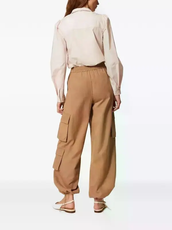 TWINSET Lyocell And Cotton Joggers