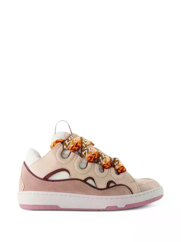 LANVIN Curb Leather Sneakers