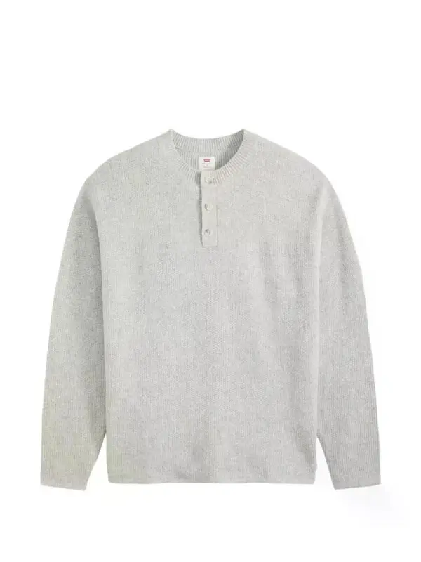 LEVI'S Woodacre Henley Sweater - Grey