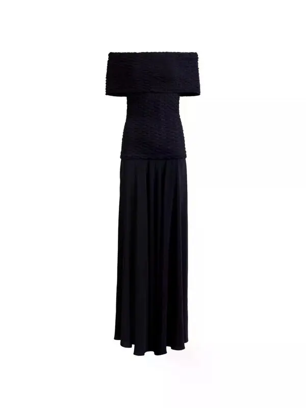 Silvia Tcherassi Off-the-shoulder Maxi Dress - Blue
