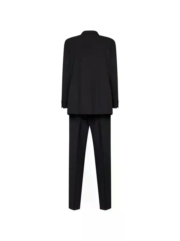 HEVO Peak-lapel Double-breasted Suit - Black