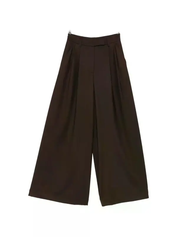 CO.GO Pleated Wide-leg Palazzo Pants