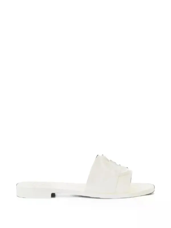 Moncler Logo-embossed Sandals - White