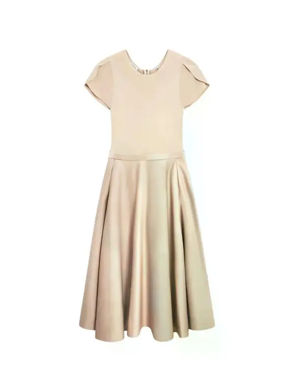 Ted Baker London Calyne Tulip-sleeve Flared Midi Dress - Neutrals