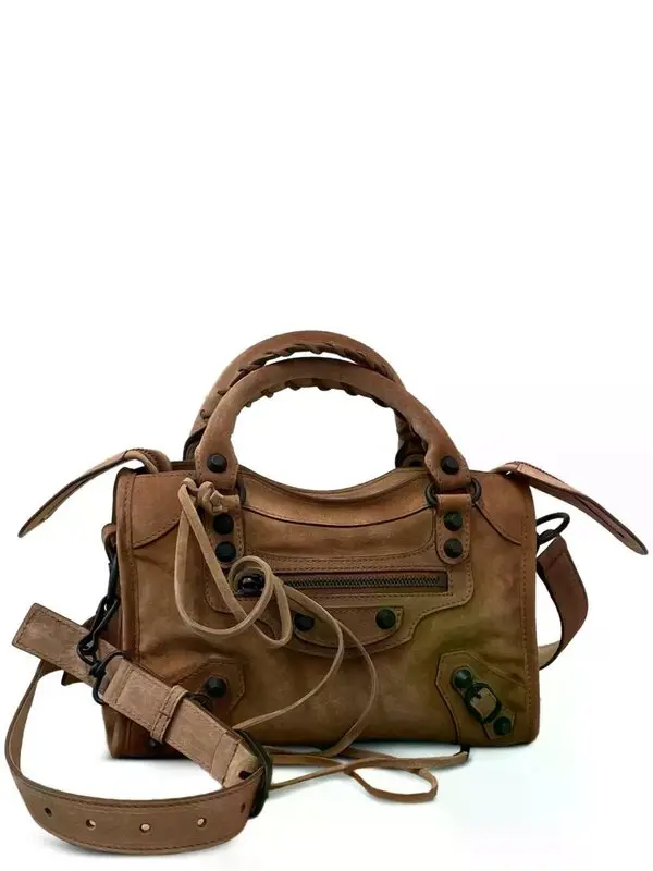 Balenciaga Le City Bag Mini In Camel - Brown