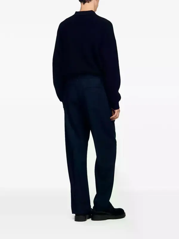 Sandro Pleated Wide-leg Trousers