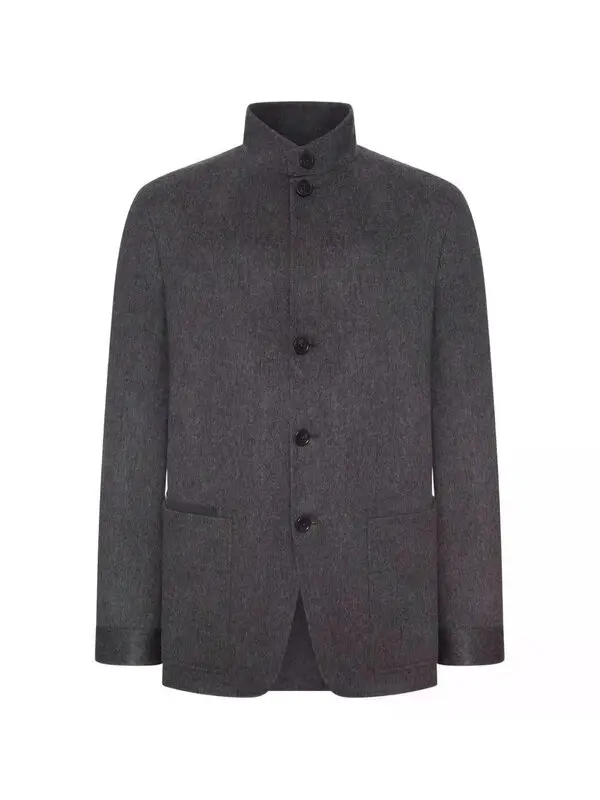 Zegna High-neck Jacket - Grey