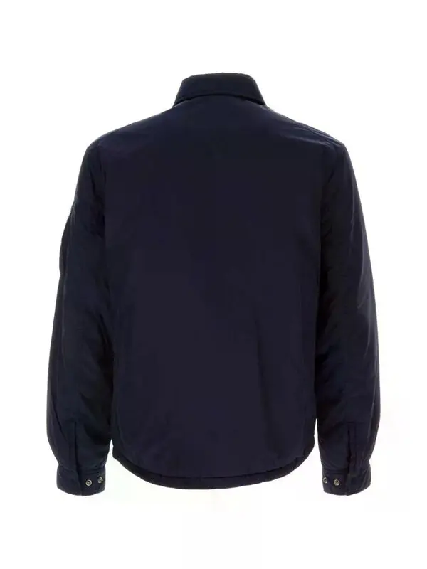 C.P. COMPANY Chrome-r Lens Padded Button Overshirt - Blue
