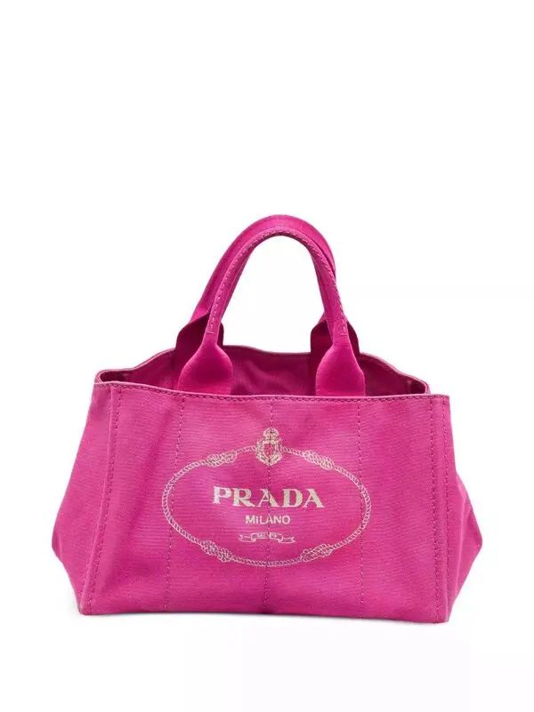 Prada Canapa Tote Bag - Pink