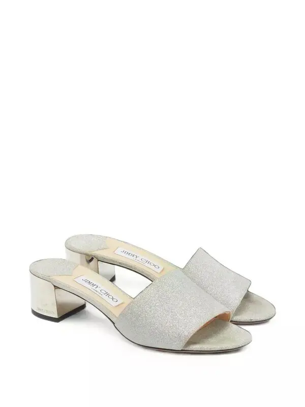 JIMMY CHOO Joni Glitter Sandals