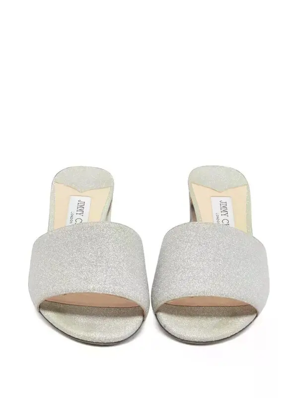 JIMMY CHOO Joni Glitter Sandals