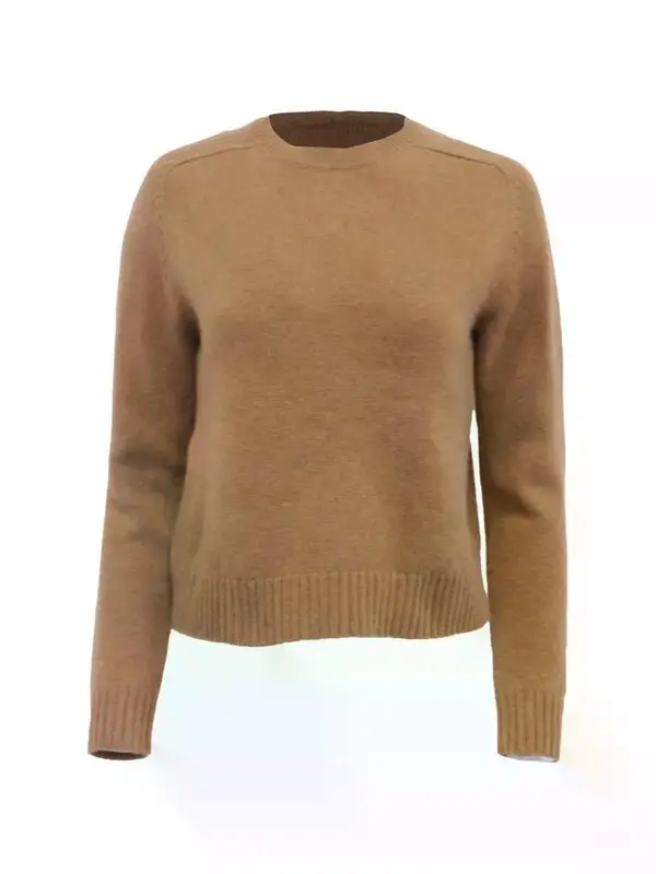 NILI LOTAN Knitted Crew-neck Sweater - Brown