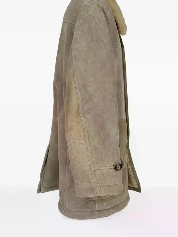 TOM FORD Shearling Button-down Coat