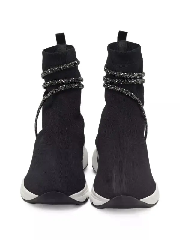 Rene Caovilla Cleo Crystal-embellished Sneakers