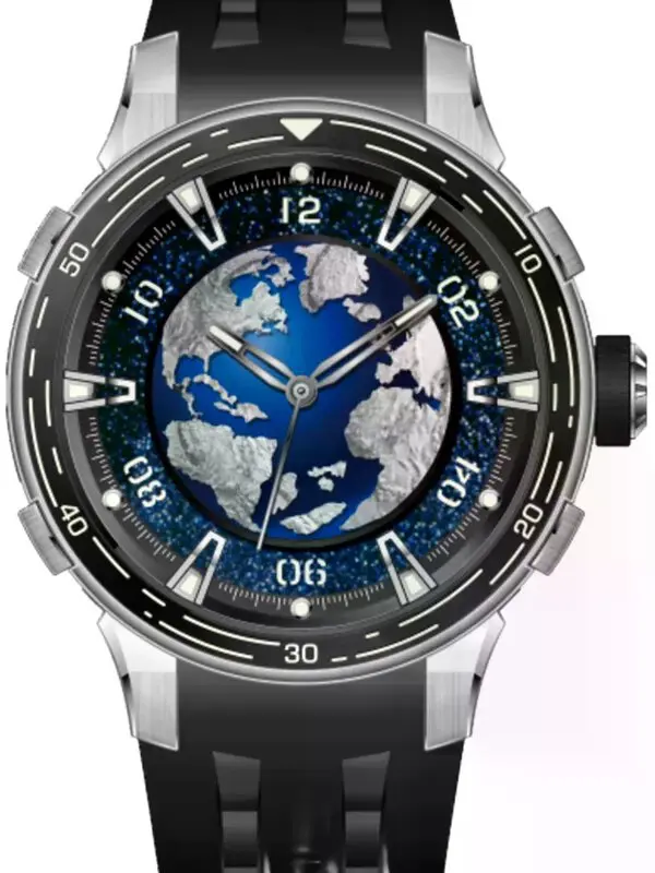 INVICTA Celestial 46mm Watch With Earth-motif Dial