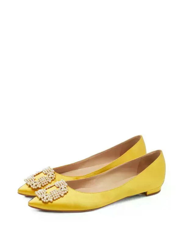 Manolo Blahnik Hangisi Ballet Flats