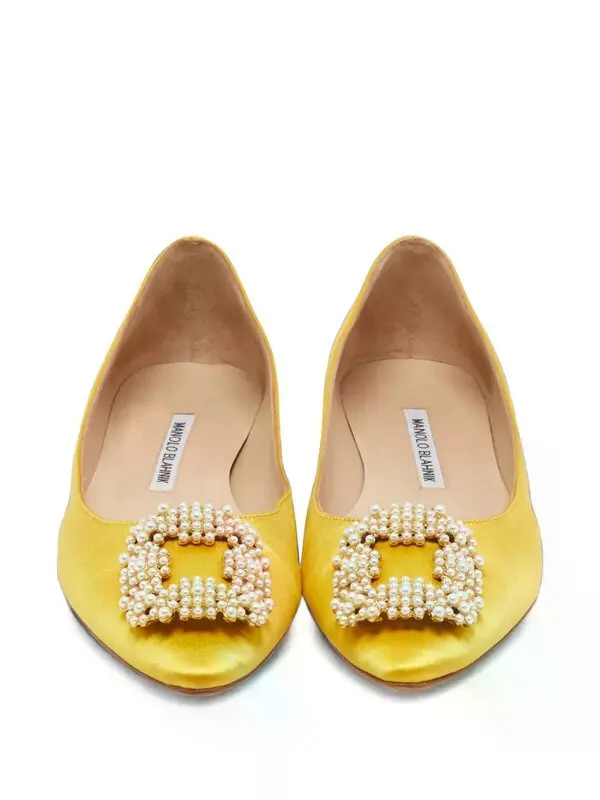 Manolo Blahnik Hangisi Ballet Flats