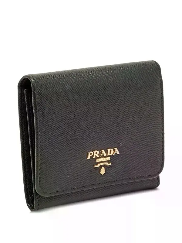 Prada Leather Trifold Wallet