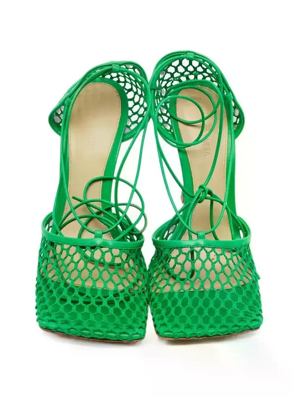Bottega Veneta Stretch Ankle-tie Pumps