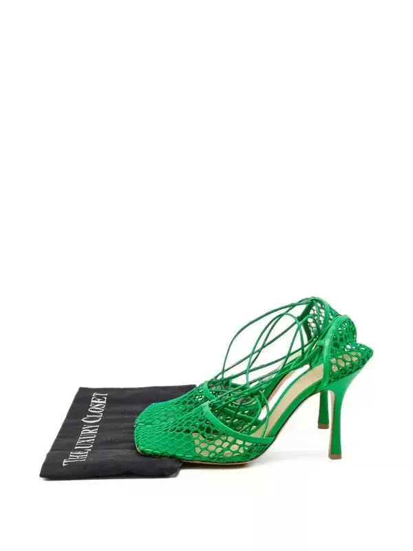Bottega Veneta Stretch Ankle-tie Pumps