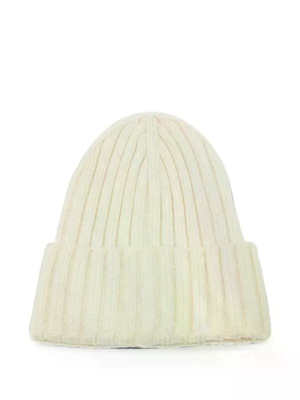 Moncler Logo Patch Beanie Hat