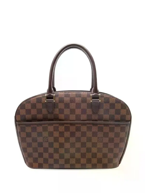 LOUIS VUITTON 2004 Damier Ebene Sarria Horizontal Handbag - Brown