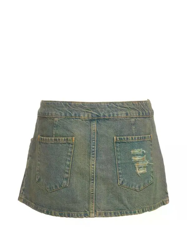 Miaou Hunter Straight Mini Skirt