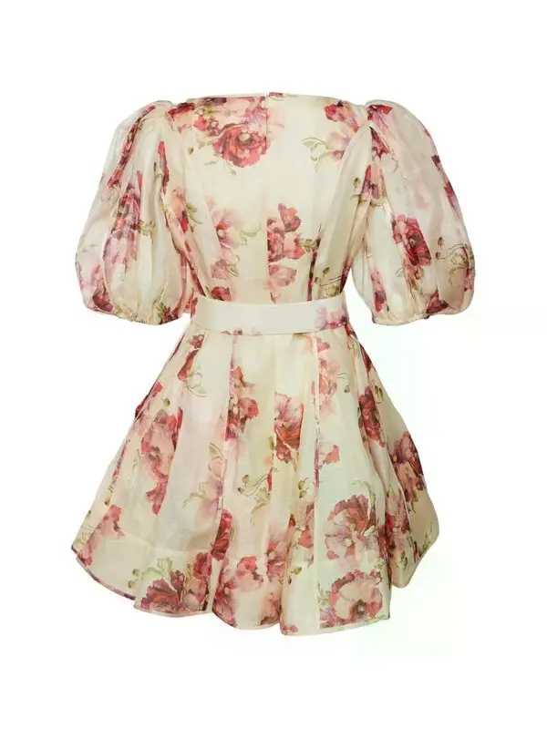 Zimmermann High Tide Floral-print Mini Dress