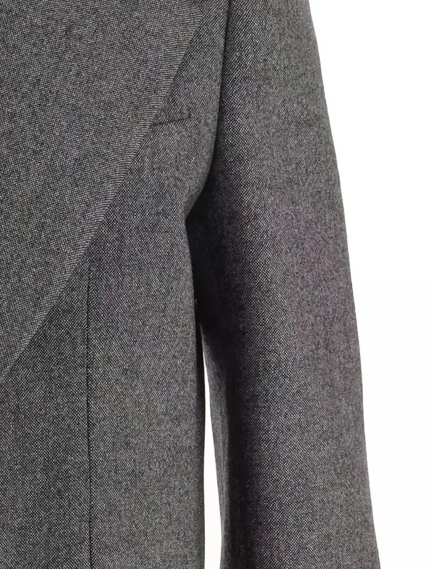 SA SU PHI Peak-lapels Cropped Blazer