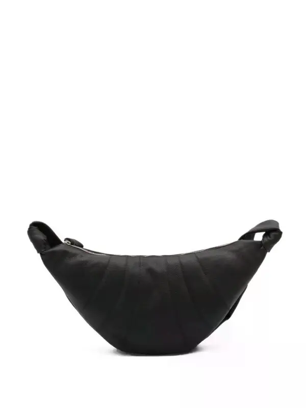 LEMAIRE Medium Croissant Bag In Leather - Brown