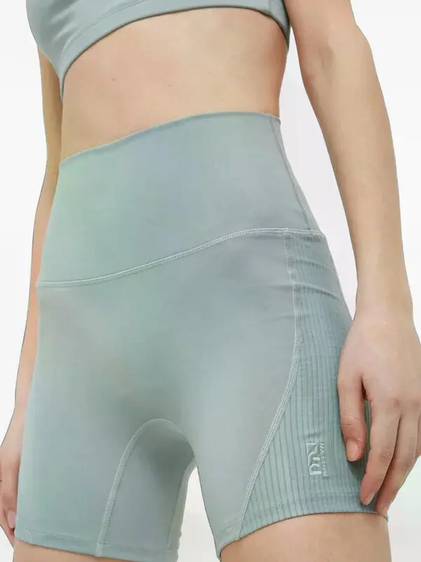 P.E Nation Free Play Ribbed-panel Shorts