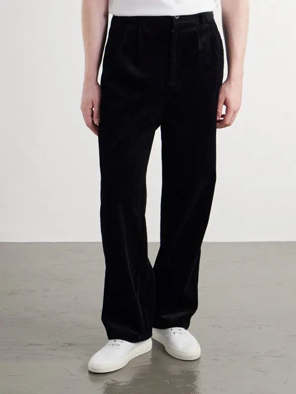 A.p.c. Ricky Straight-leg Cotton-corduroy Trousers