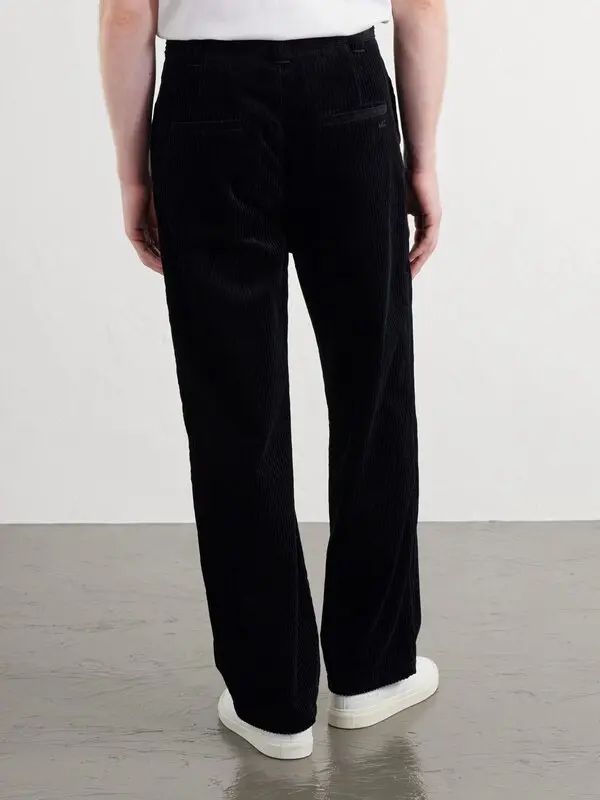 A.p.c. Ricky Straight-leg Cotton-corduroy Trousers