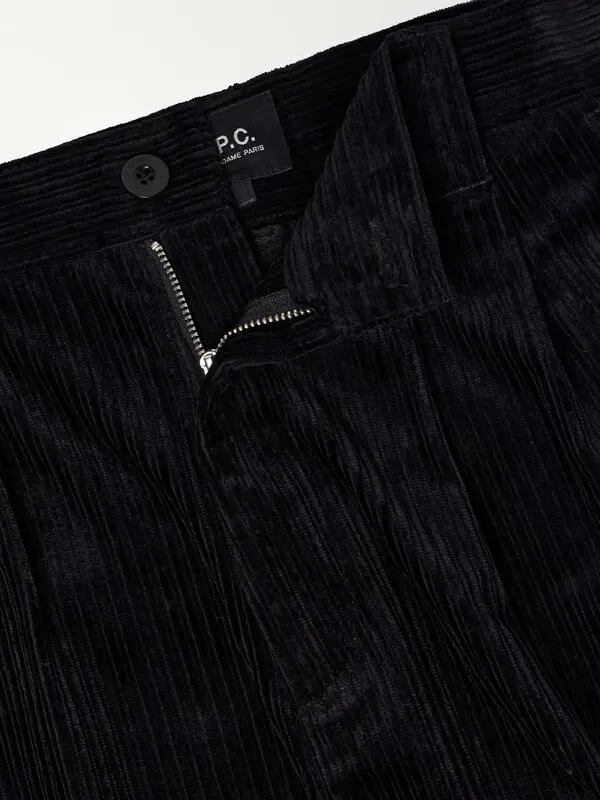 A.p.c. Ricky Straight-leg Cotton-corduroy Trousers