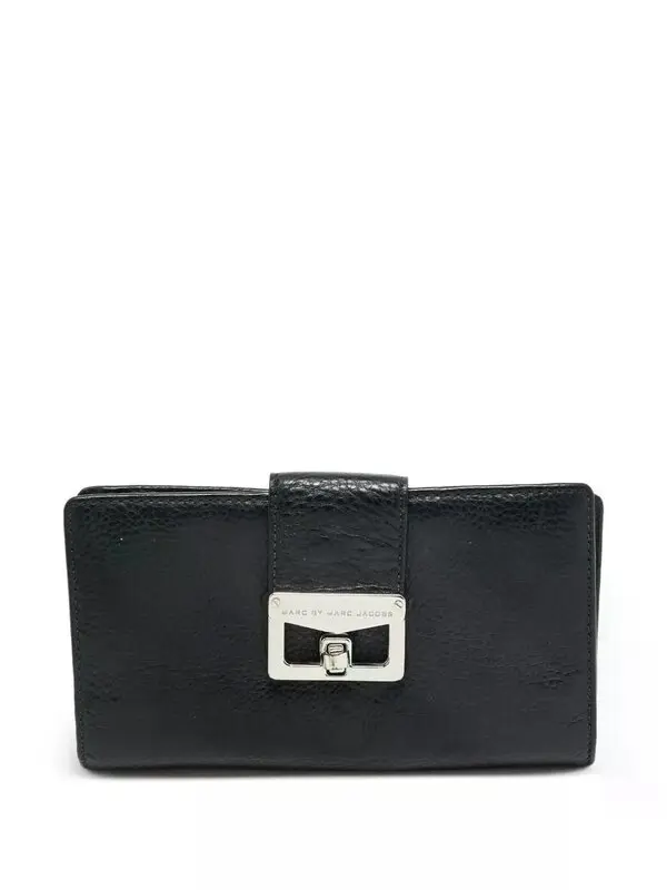 Marc Jacobs Turn-lock Flap Wallet - Black