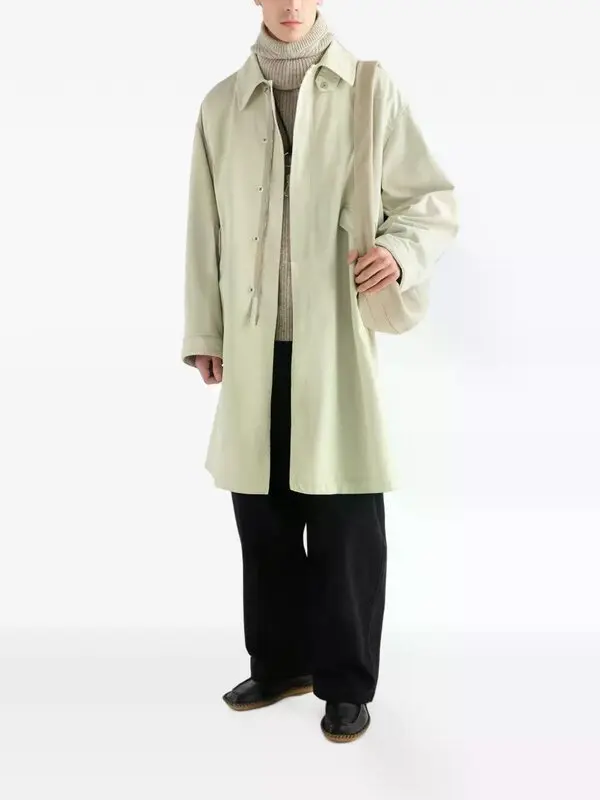 LEMAIRE Military Parka In Heavy Cotton Satin - Neutrals