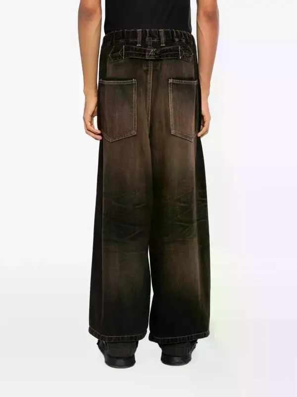 Mihara Yasuhiro Sweat Layered Jeans