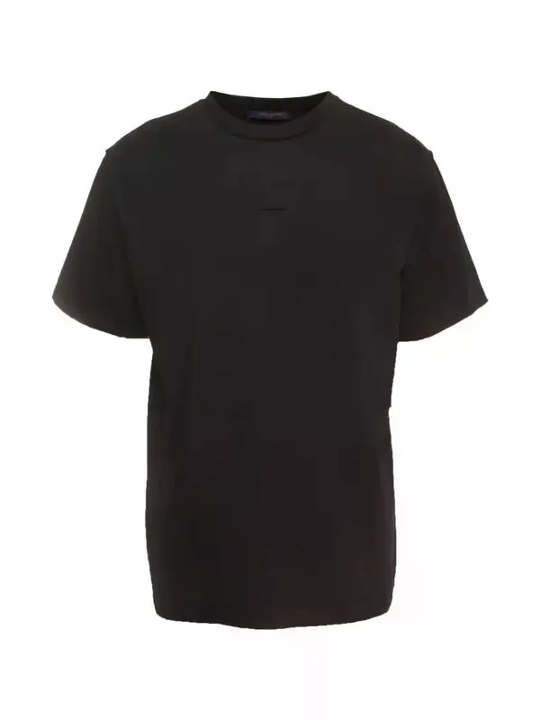 LOUIS VUITTON Embossed Logo Crew-neck T-shirt - Black