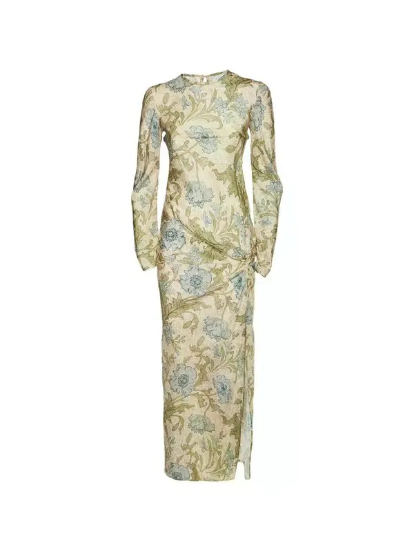SIR. Florence Maev Floral-print Maxi Dress - Neutrals