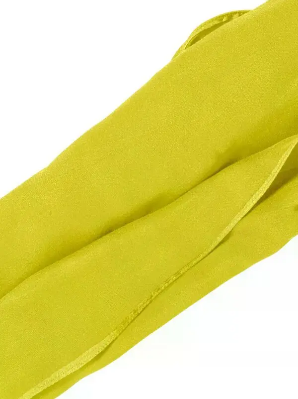 JENNIFER BEHR Kaylee Silk-satin Headwrap - Yellow
