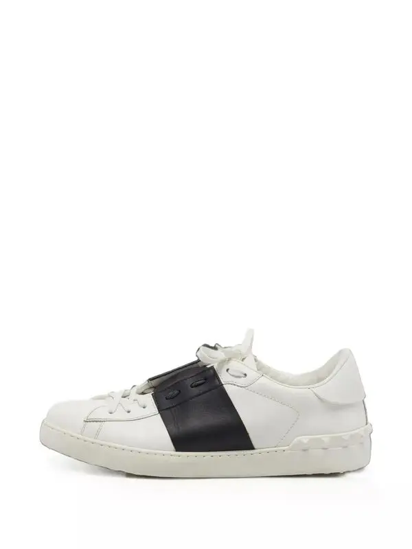 Valentino Garavani Open Lace-up Sneakers - White