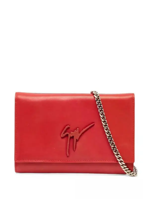GIUSEPPE ZANOTTI Cleopatra Chain Shoulder Bag - Red
