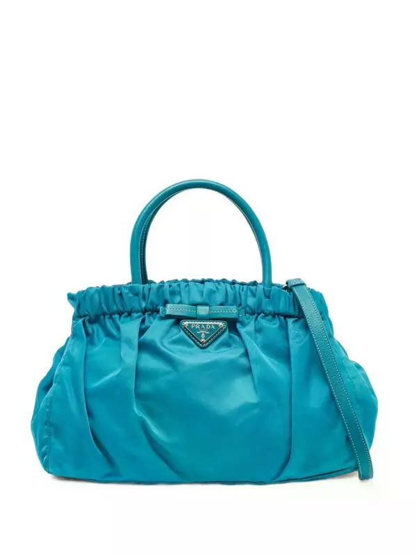 Prada Gaufre Tote Bag - Blue